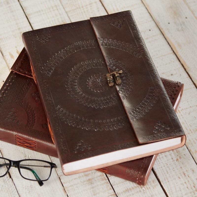 Indra A4 Embossed Leather Journal | Paper High