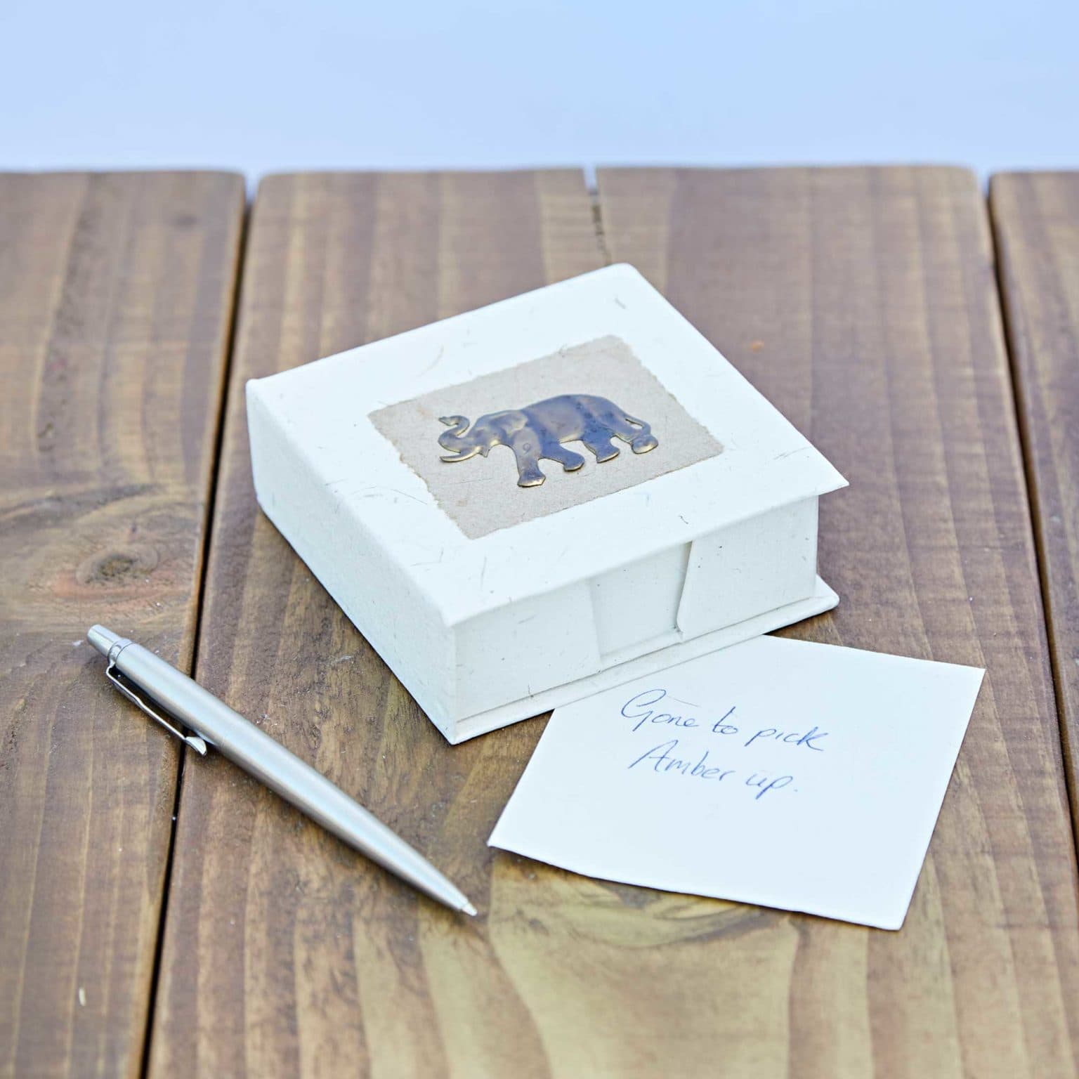 Elephant Dung Memo Box | Paper High