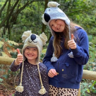 Beige Koala Woollen Animal Hat | Paper High