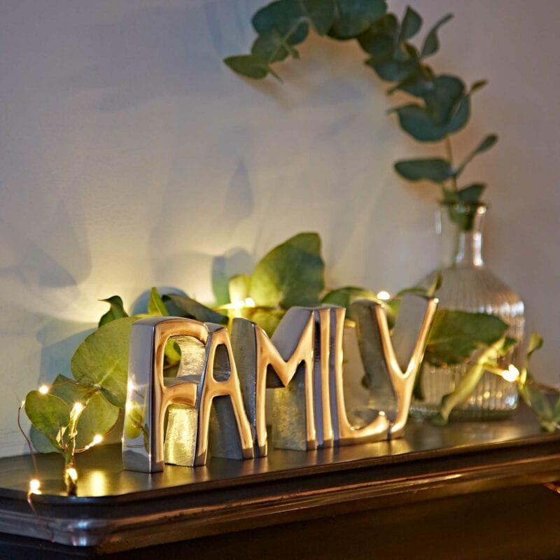 Recycled Metal Family Sign | Paper High
