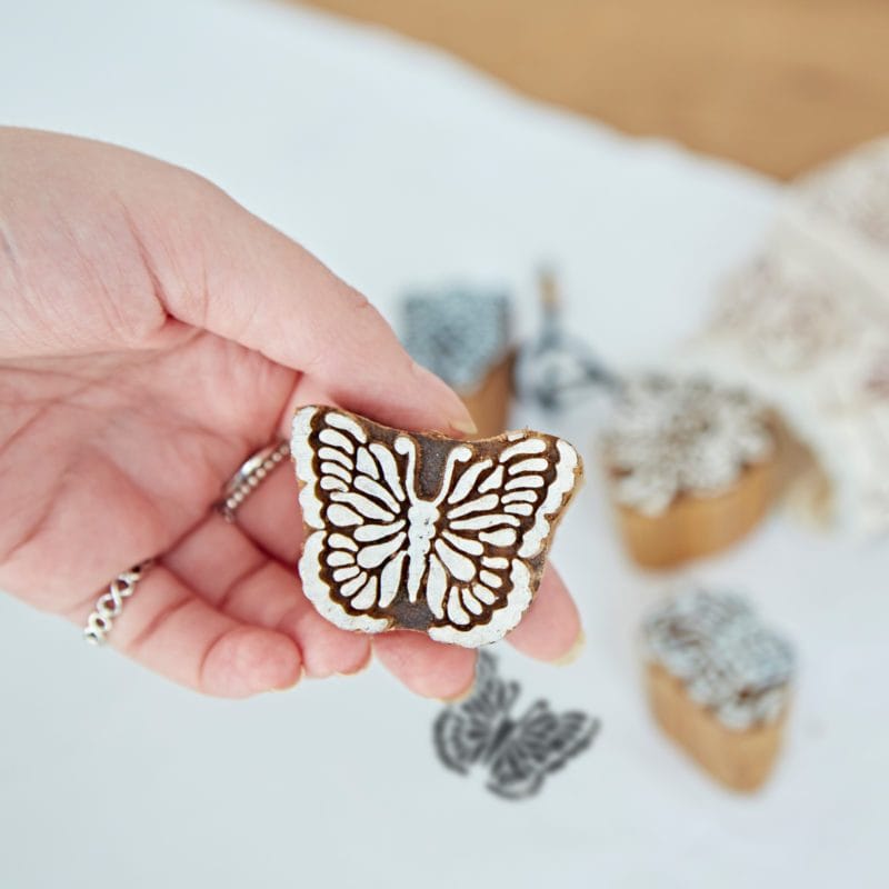 Four Animal Design Wooden Printing Blocks | Paper High