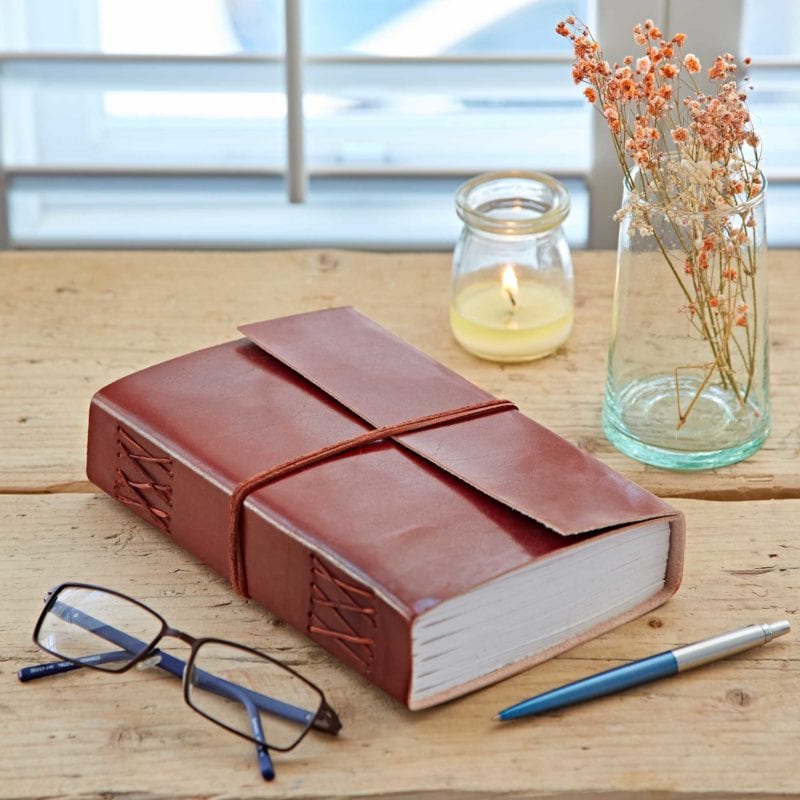 Personalised Distressed Leather Journal | Paper High