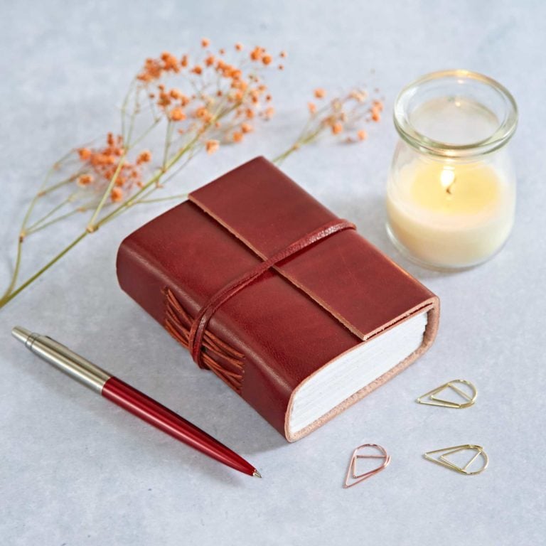 Personalised Distressed Leather Journal | Paper High