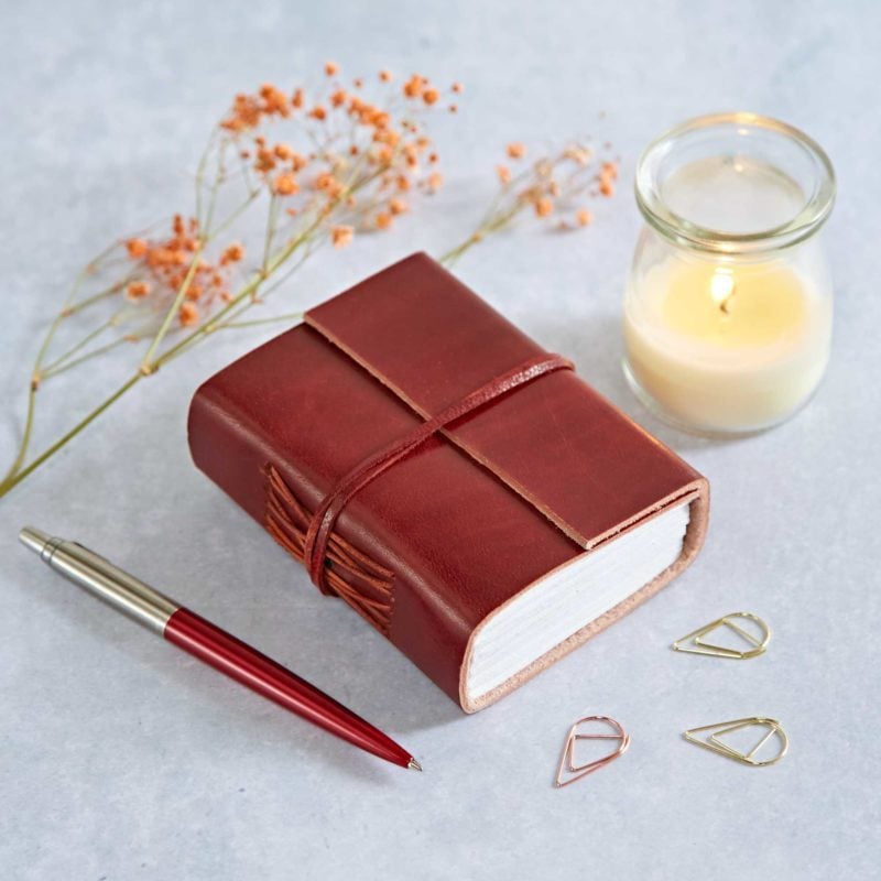 Personalised Distressed Leather Journal | Paper High