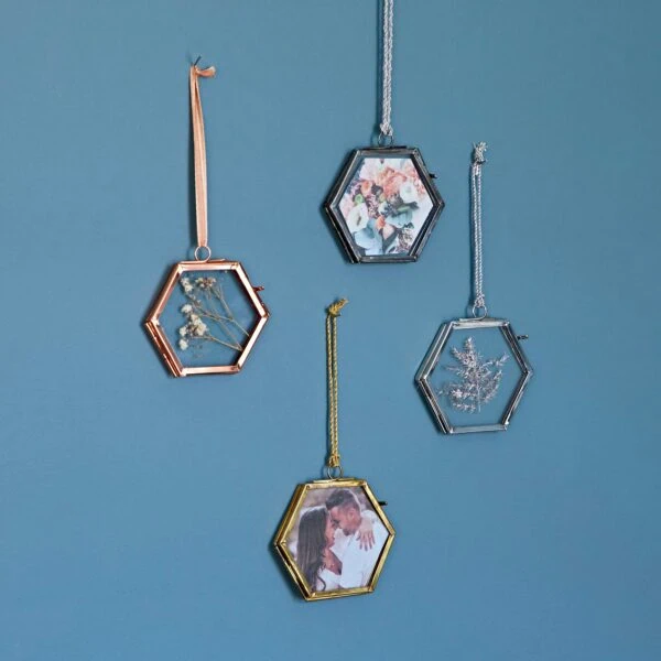 Alia Mini Hexagon Hanging Photo Frame | Paper High