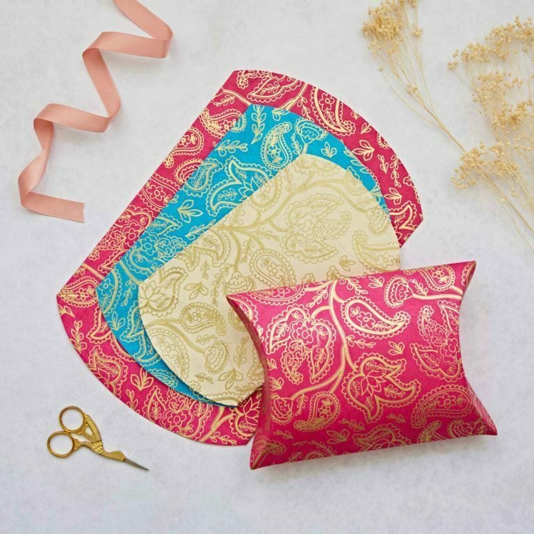 Paisley Pillow Boxes | Paper High