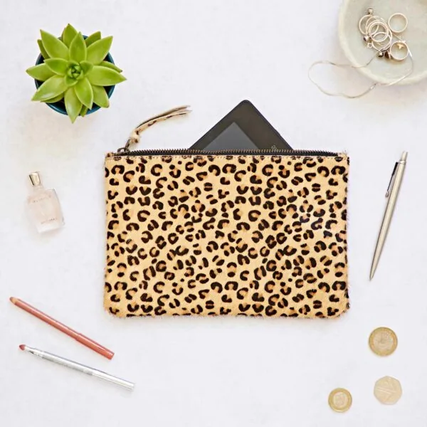 Leopard Print Accessory Case | Paper High