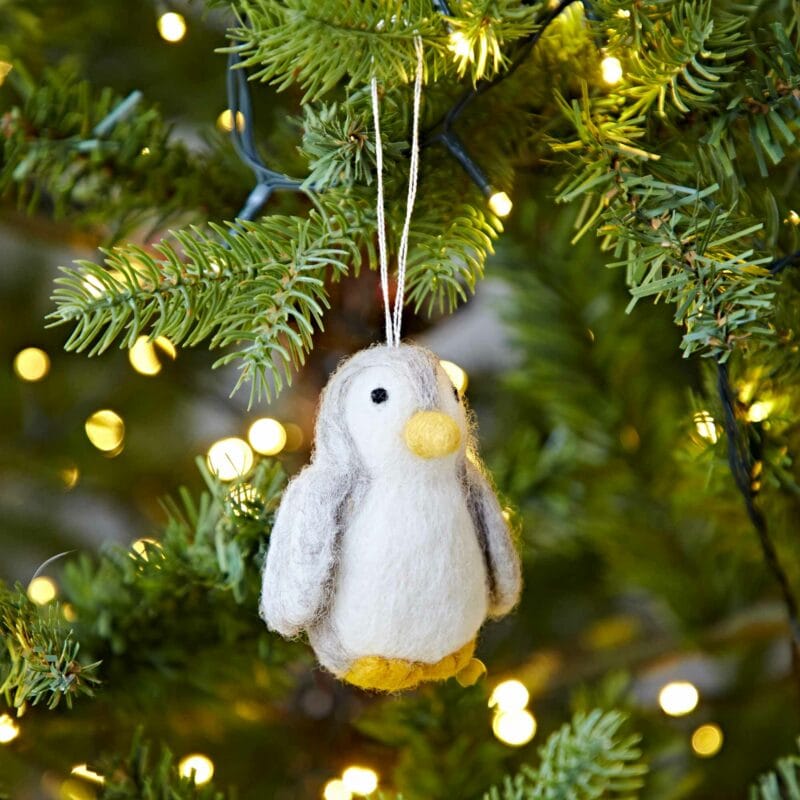 Felt Penguin Christmas Decoration | Paper High