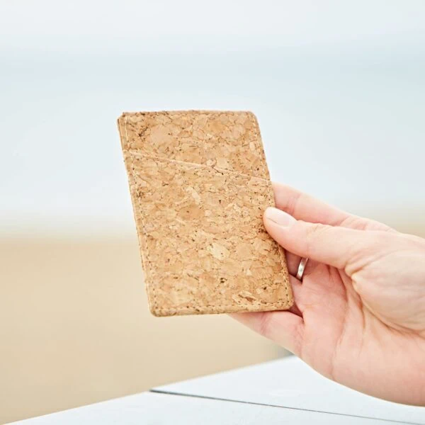 Natural Cork Sliding Credit Card Holder | Paper High