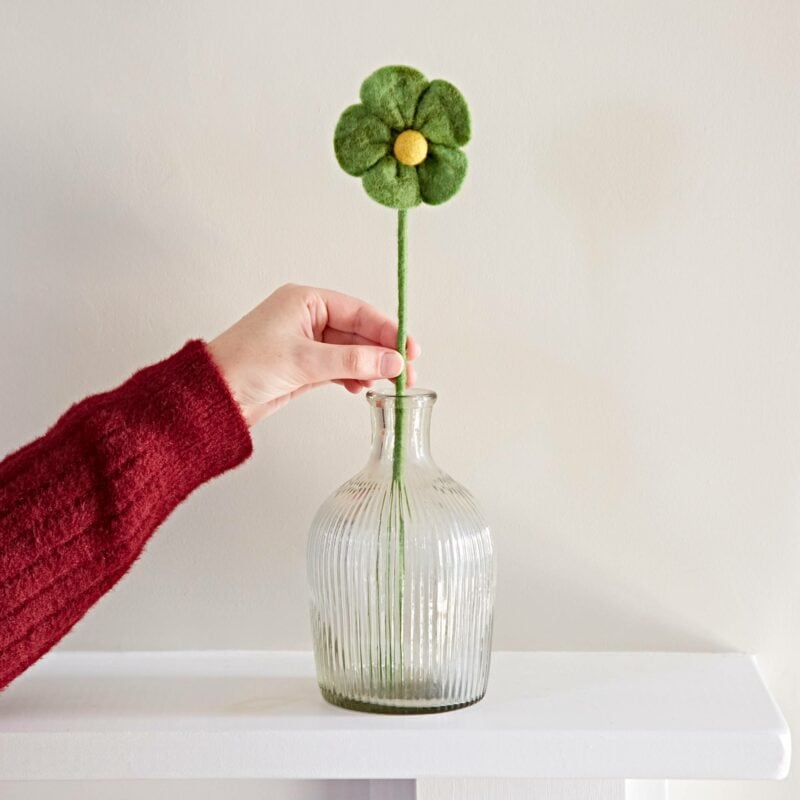 Pack of 3 Felt Handmade Flowers | Paper High